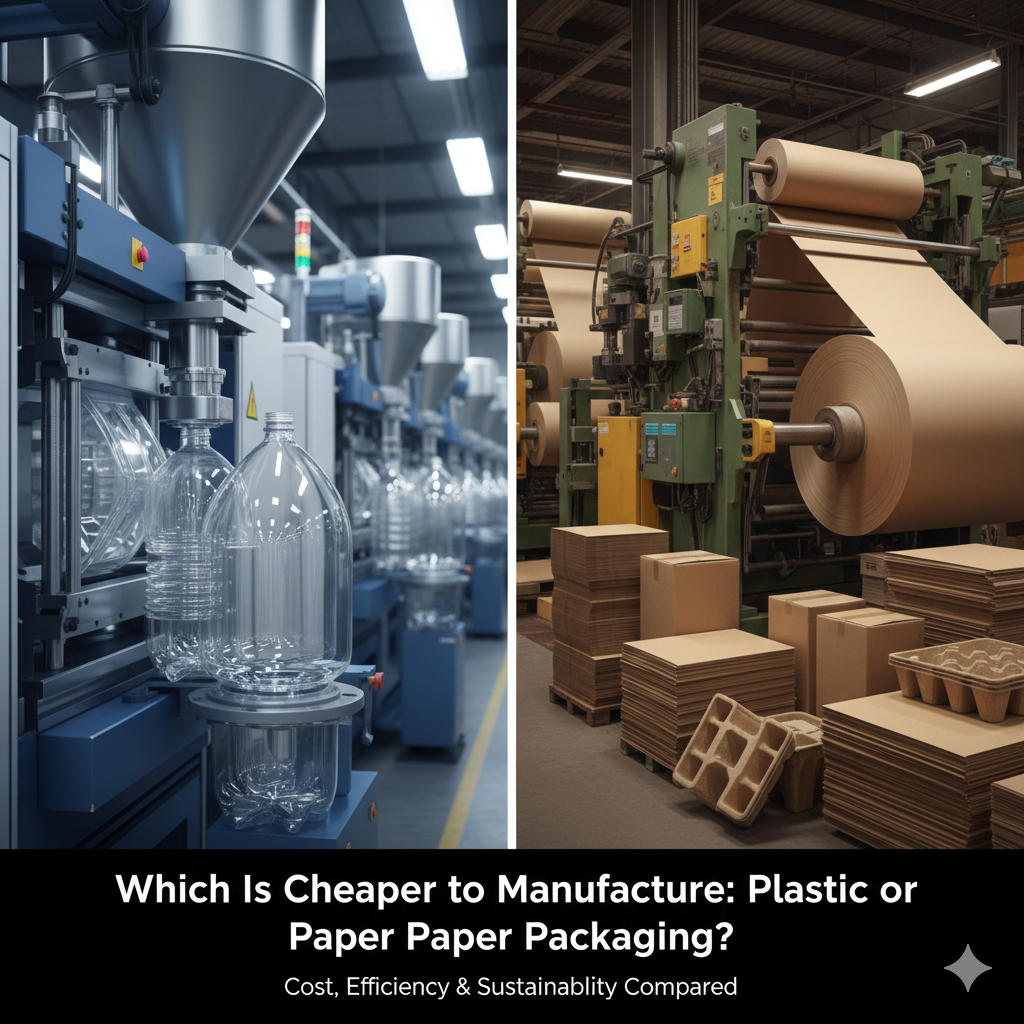 Which Is Cheaper to Manufacture: Plastic or Paper Packaging? - Molded ...